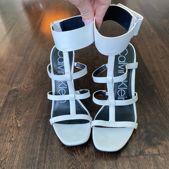 Calvin Klein | Shoes | Calvin Klein Strappy Heels | Poshmark